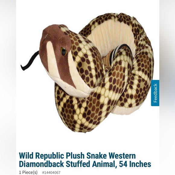 Reptile | Plush Stuffed Snake Toy | Poshmark